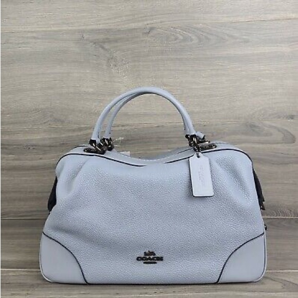 Coach | Bags | Coach Satchel Large Pebble Leather Lane Handbag 6962 ...